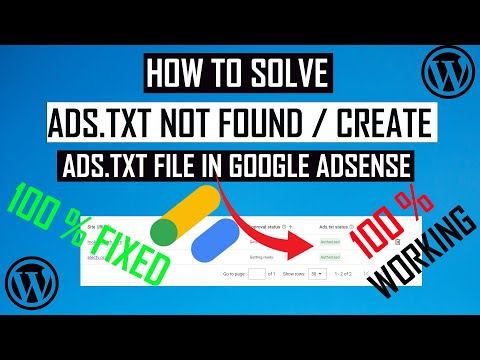 How to Solve Ads.Txt File Not Found / Create Ads.txt File in Google Adsense 100% Working😲🤯