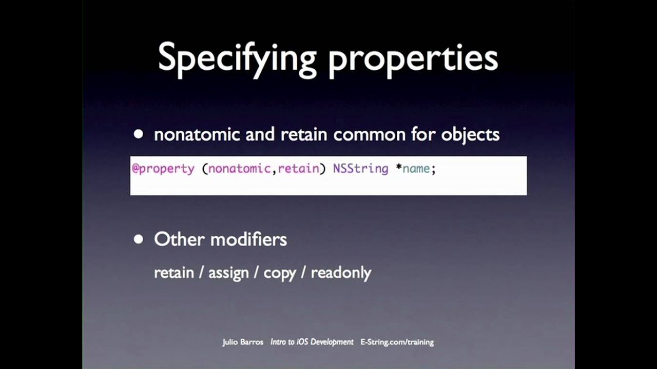 Intro to Objective-C Tutorial