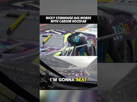 Ricky Stenhouse is PISSED OFF at Carson Hocevar!