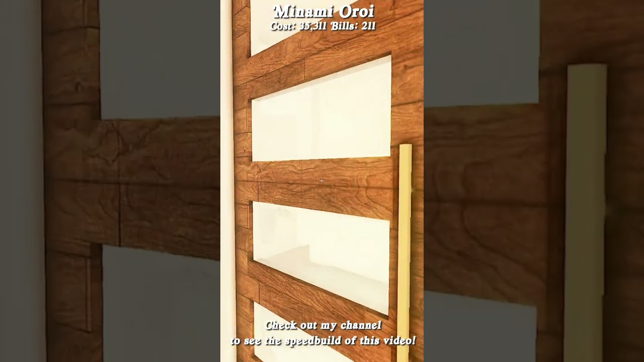 Bloxburg | Affordable Modern Hillside House | Minami Oroi #shorts #roblox #bloxburg #robloxshorts