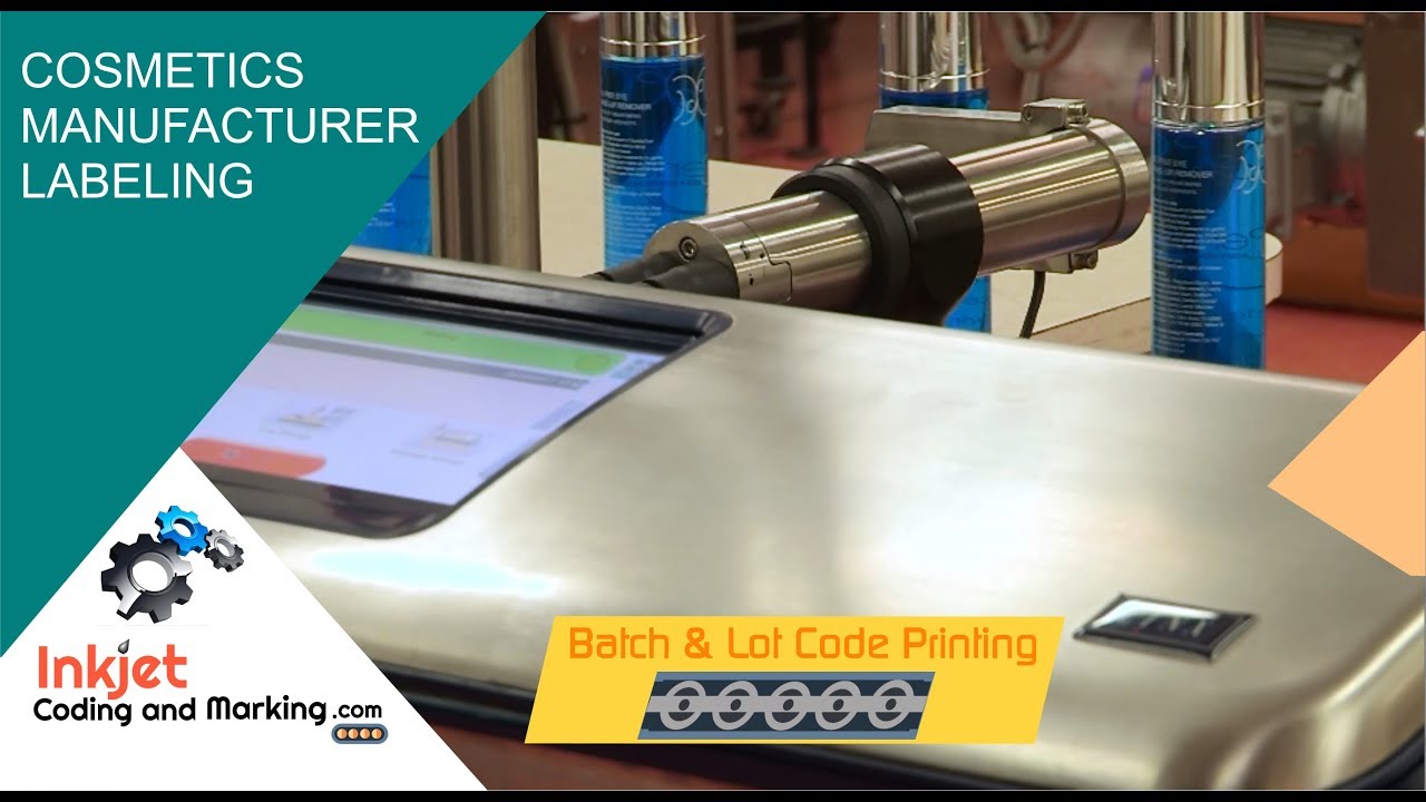 Private Label Cosmetics Manufacturer - Coding and Marking Printer
