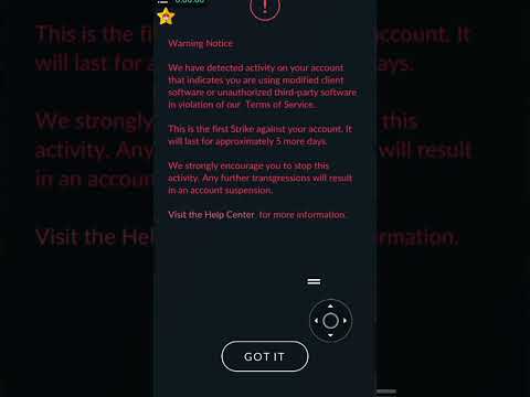 i got strike on my #Pokemongo account for useing the #pgsharp i wish my account doesn't delete