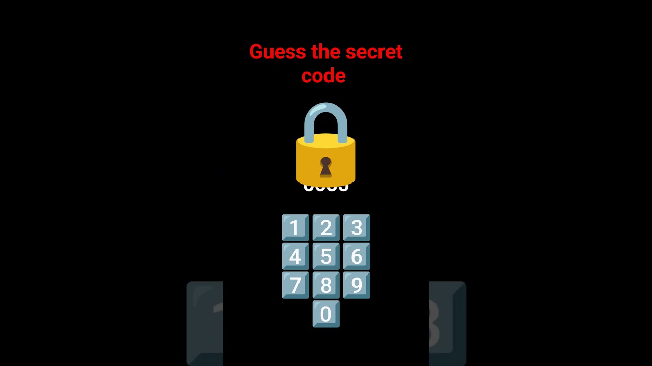 guess the secret code #shortsyoutube #findthecode #secretcode