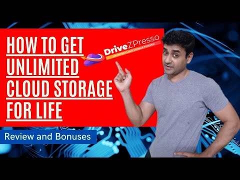 How To Get Unlimited Cloud Storage For Life ☁️☁️ DriveZpresso Review 💻💻