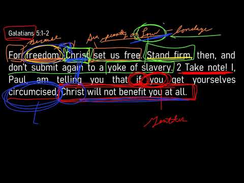 Galatians 5:1-6 // For Freedom's Sake Christ Set Us Free