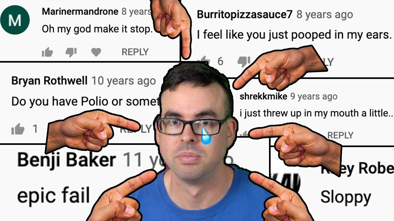 Reading MEAN Comments From My Old Videos (I cry😢)