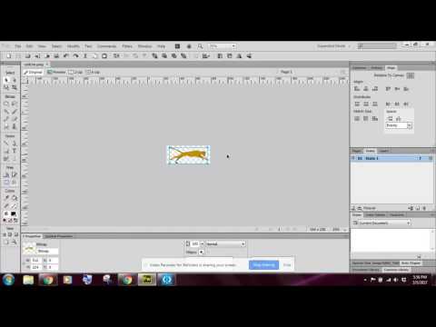 Fireworks CS6 Animated GIFs Using Sprite Sheets