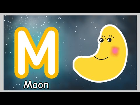 Words Start with Letter M | Moon, Mango, Monkey, Mushrooms, Muffins | Kids Learning Alphabets