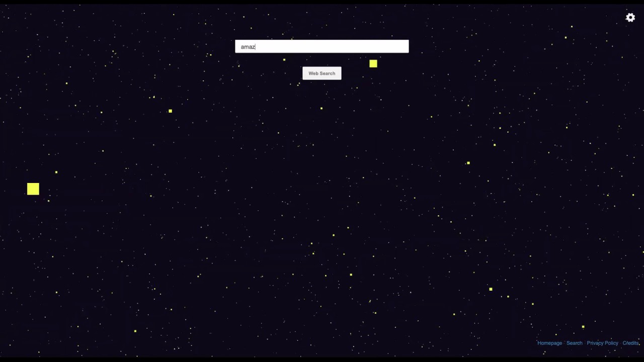 Google search Space Theme!