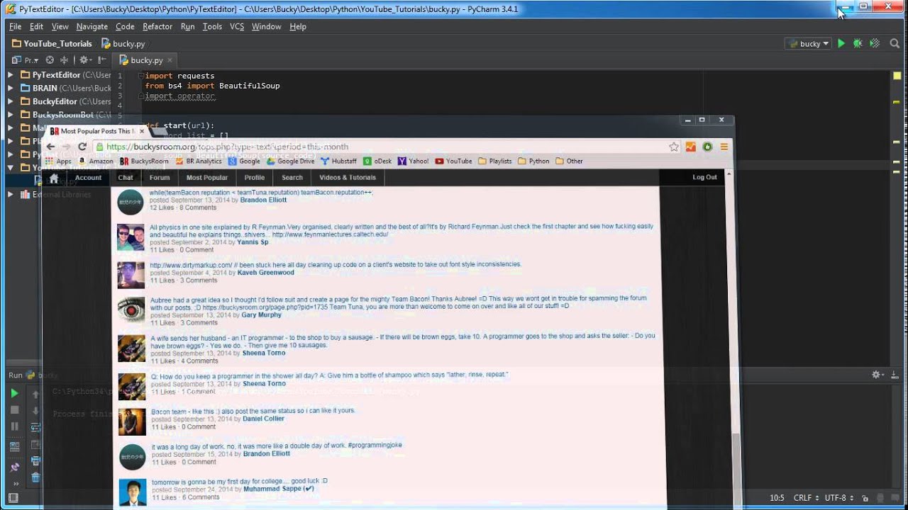 Python Programming Tutorial - 35 - Word Frequency Counter (1/3)