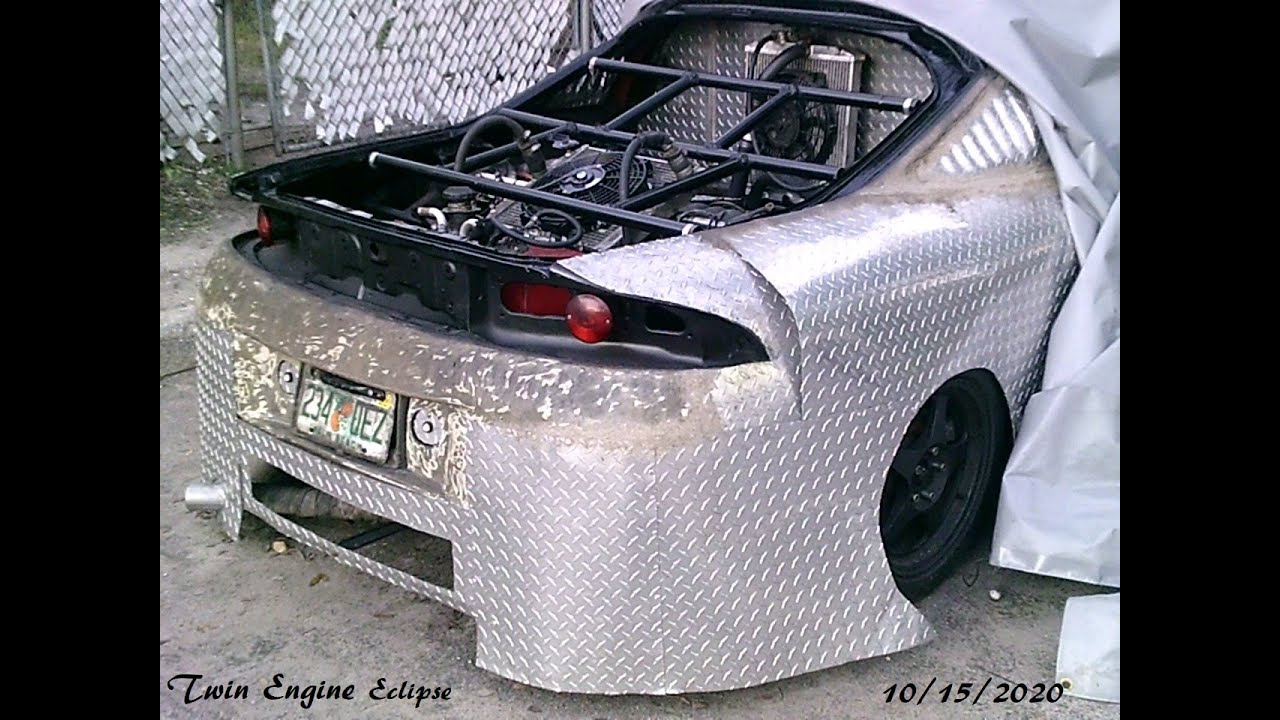 Two Engine Mitsubishi Eclipse Mod ... / Custom Eclipse // Diamond Plate Body . 10/15/2020