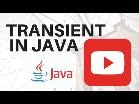 What is transient in java java interview question transient