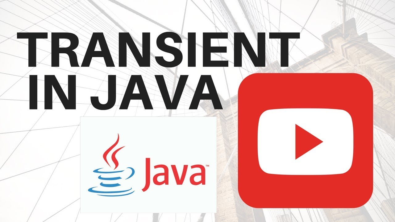 What is transient in java java interview question transient
