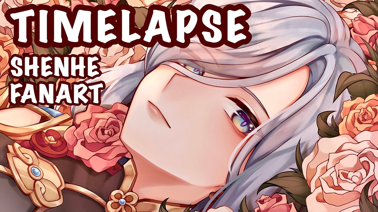 [TIMELAPSE] Shenhe Fanart (Genshin Impact)