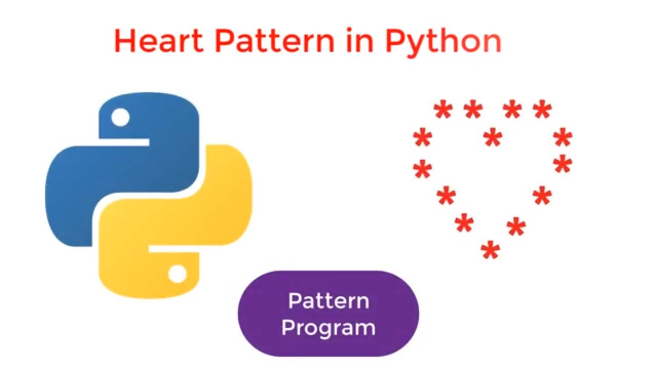 How to make heart pattern in Python Full tutorial with code