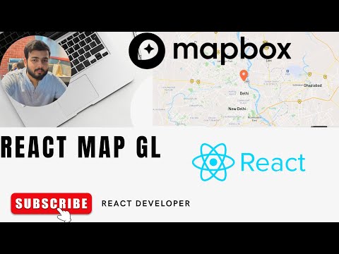 react mapbox gl integration to show marker on map | React Beginners Tutorial