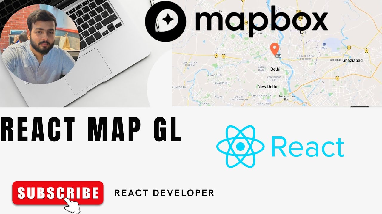 react mapbox gl integration to show marker on map | React Beginners Tutorial