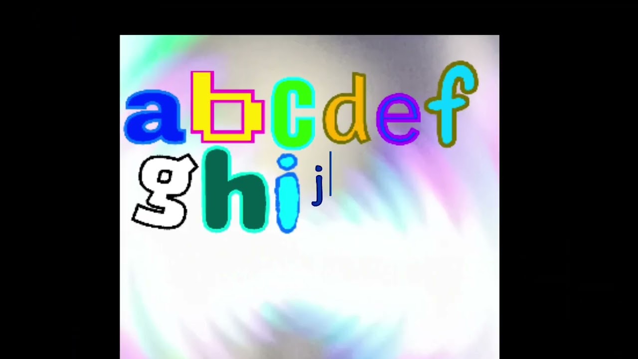 I made character alphabet font