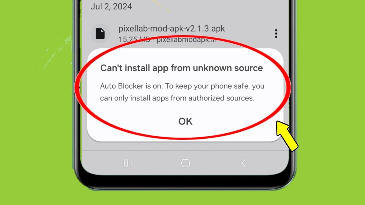Fix Samsung | Can't install app from unknown source Problem Solved