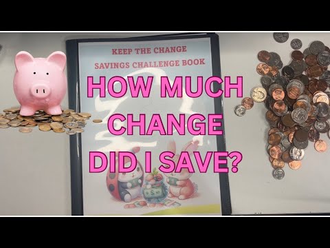 SAVING MY COINS | KEEP THE CHANGE SAVINGS CHALLENGE