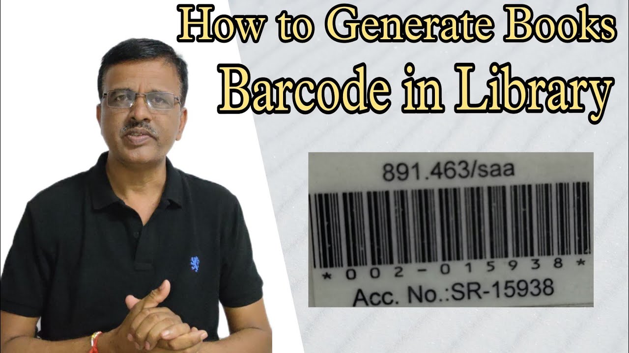 How to generate Books Barcode in Library Software | ST Janamat