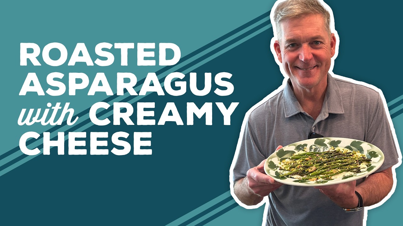 Love & Best Dishes: Roasted Asparagus with Creamy Cheese Recipe | Easter Side Dish Ideas