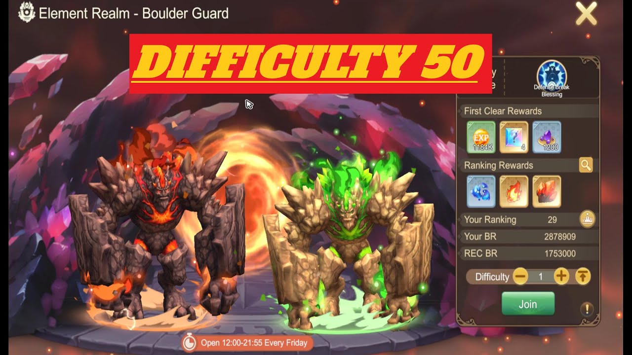 Draconia Saga - Element Realm (Difficulty 50)