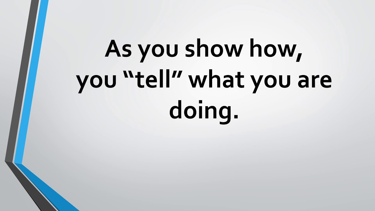 What is a Demonstration Method