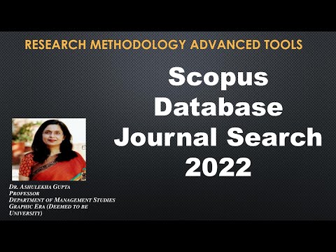 Scopus Database Journal Search 2022(scopus)(journal search)(scopus indexed)(2022)