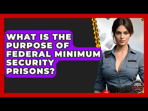 What Is The Purpose Of Federal Minimum Security Prisons? - Jail & Prison Insider