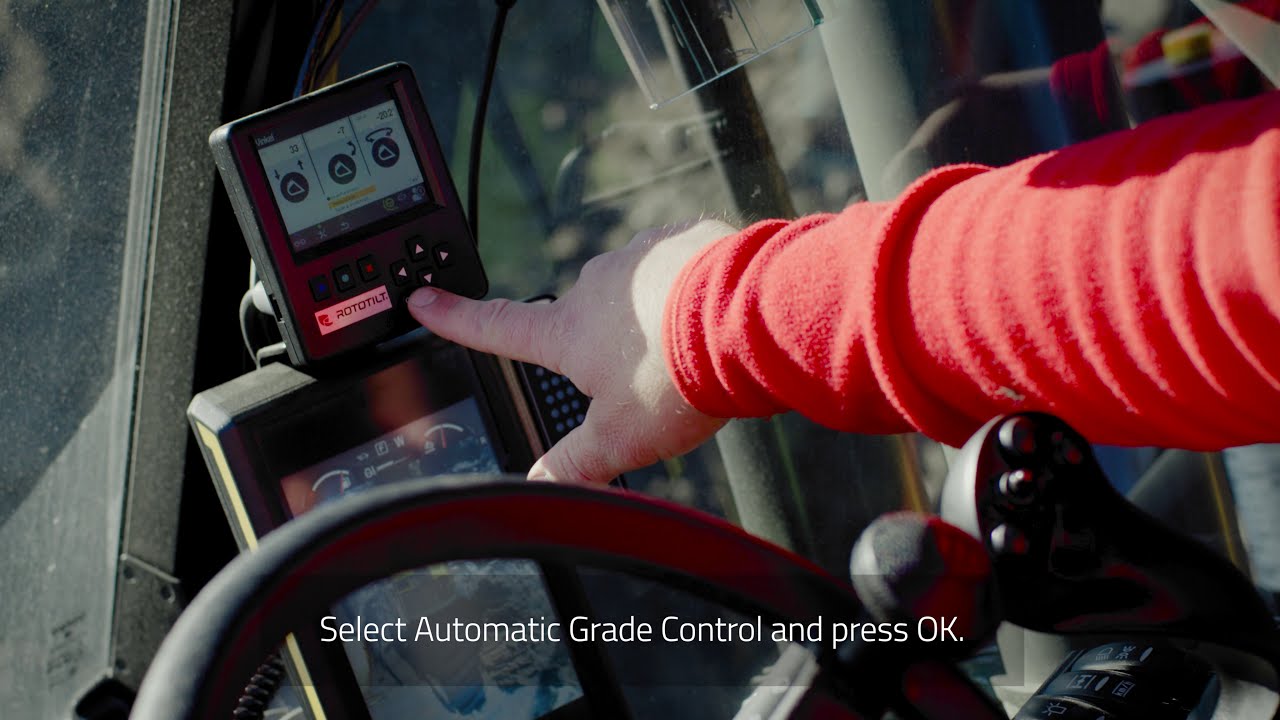 Rototilt - Automatic Grade Control (AGC)