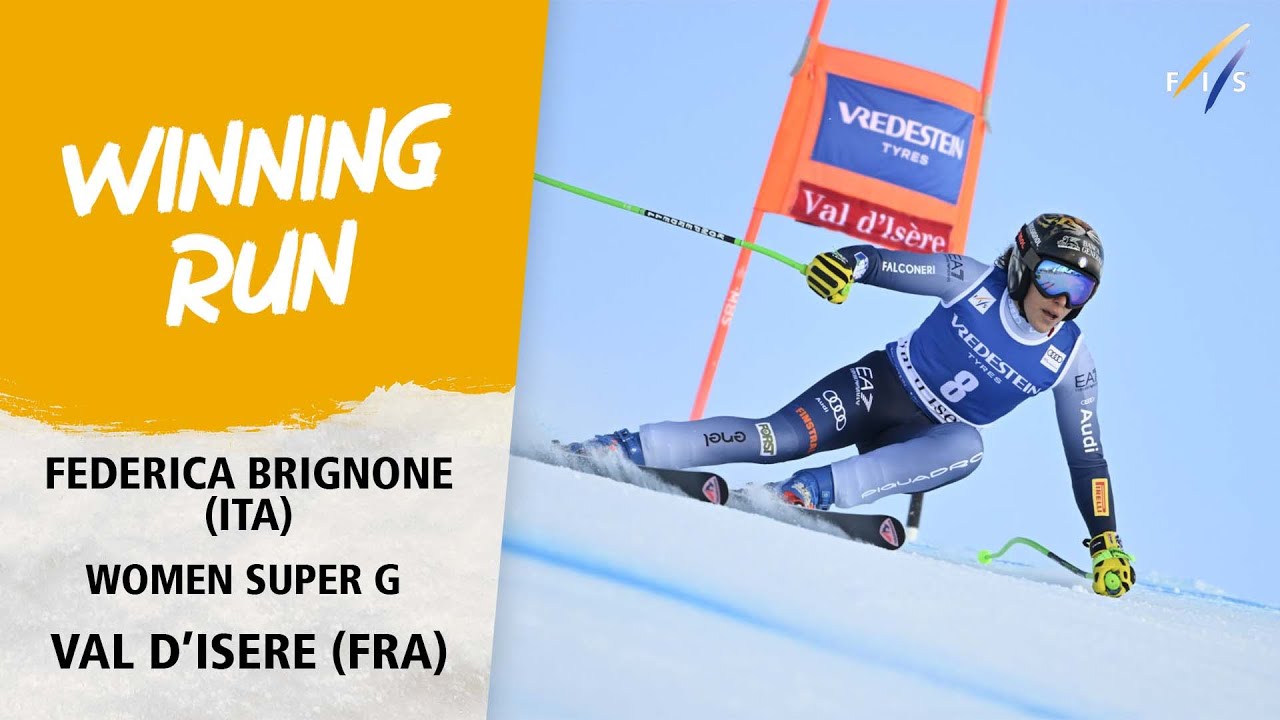 FIS | Brilliant Brignone cruises to Super G win at Val d'Isère | Audi ...