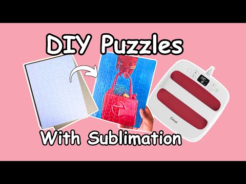 Making a Sublimation Puzzle With Easy Press | #sublimationpuzzleblank #sublimationpuzzletemperature
