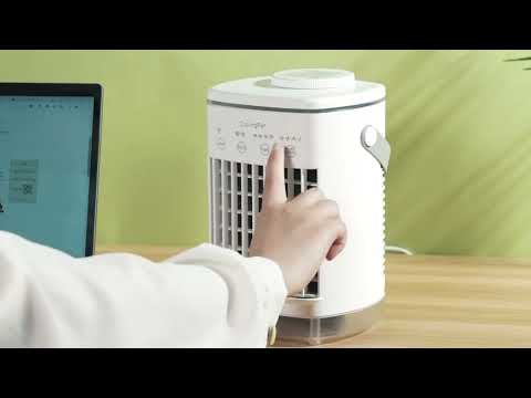 Portable Mini Air Conditioner with 4-Speed Cooling Fan
