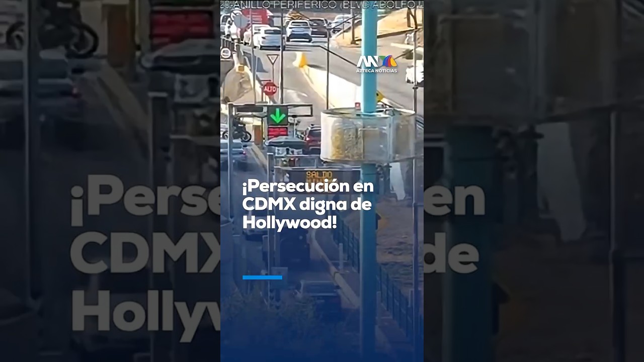 Chase in Mexico City: Police recover stolen money and one assailant is killed