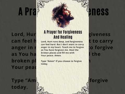 A Prayer for Forgiveness and Healing βοΈ Take 10 Seconds To Pray #prayer #shortprayer #healing #god