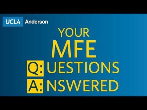 UCLA Anderson’s Master of Financial Engineering Advantage