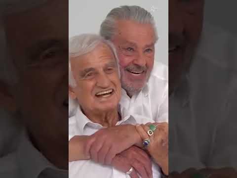 Alain Delon Jean-Paul Belmondo Merci