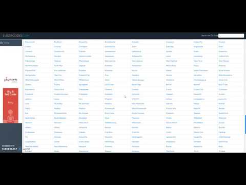 State Ohio OH USA Zip Codes, Cities, Counties