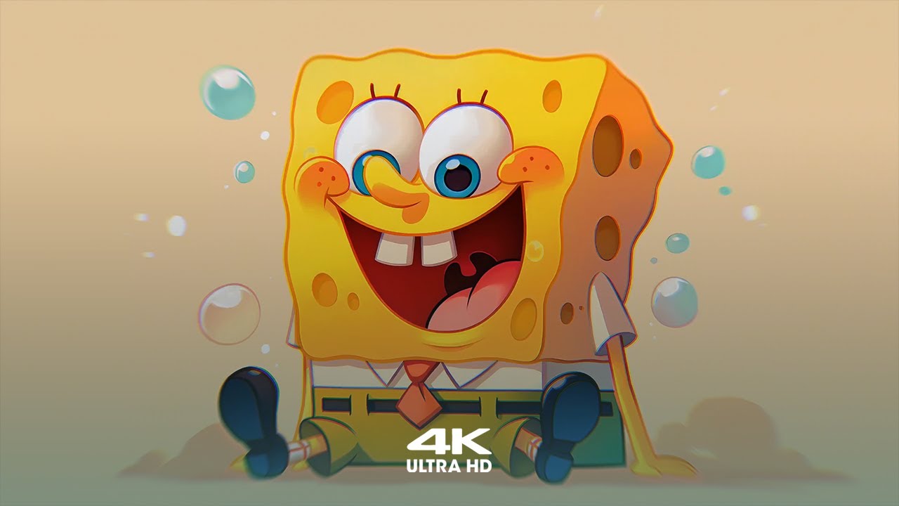 SpongeBob Laughing in 4K Fun Live Wallpaper + Screensaver 🧽✨