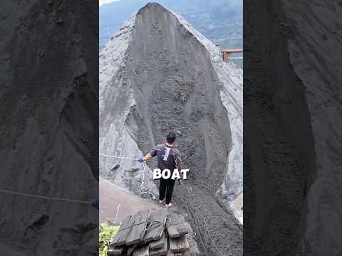"How Boats Are Unloaded Without Machines | Pure Manual Genius!":#ManualLabor #BoatUnloading