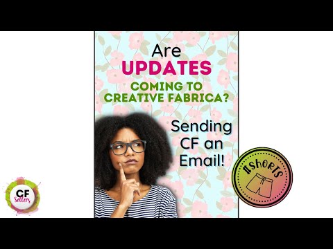 Are Updates Coming to Creative Fabrica? | ๐ค Sending CF an Email! #shorts
