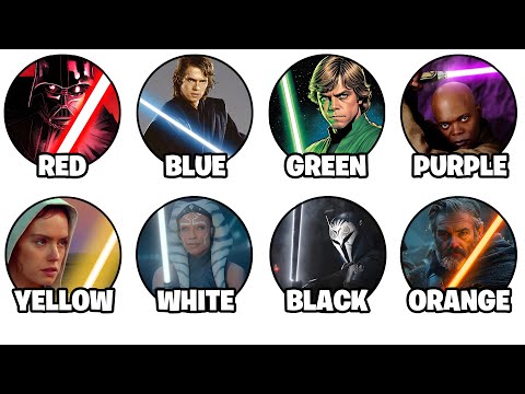 Every Lightsaber Color in Star Wars Explained in 15 Minutes