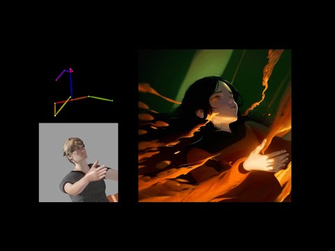 Animatediff with Blender Guiding animation