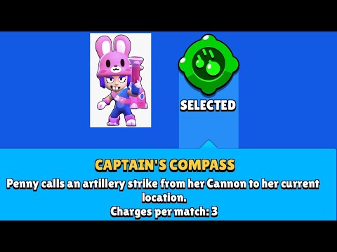 Brawl stars penny’s gadget captains compass. #shorts