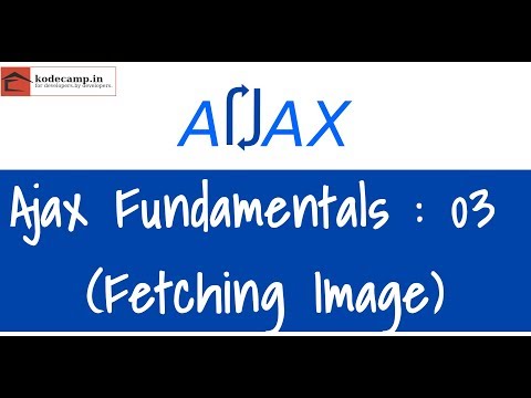 Ajax Fundamentals : 03 ( Fetching/loading image)