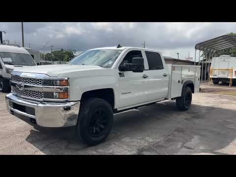 2019 Chevrolet Silverado 2500 Crew Cab Service Truck – Monroe Utility Body & 4 Brand-New Tires