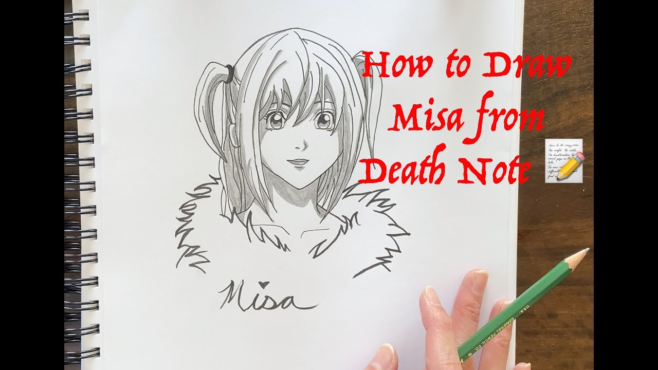 How to Draw Misa Amane from Death Note