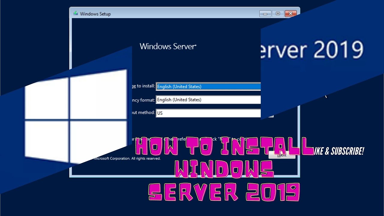 How to install Windows server 2019 | Step by step