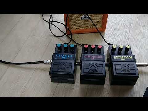 Aria ACP-I Compressor Vintage Japan 1980s Black/Yellow | Reverb UK